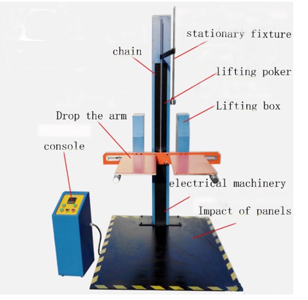 ASTM D 5276-98 Package Box Drop Test Equipment Electric Drive