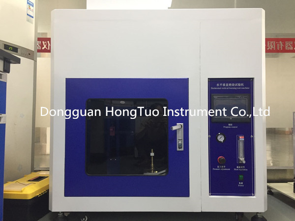 UL 94 Flammability Test Equipment , Electronic Burning Flame Test Chamber